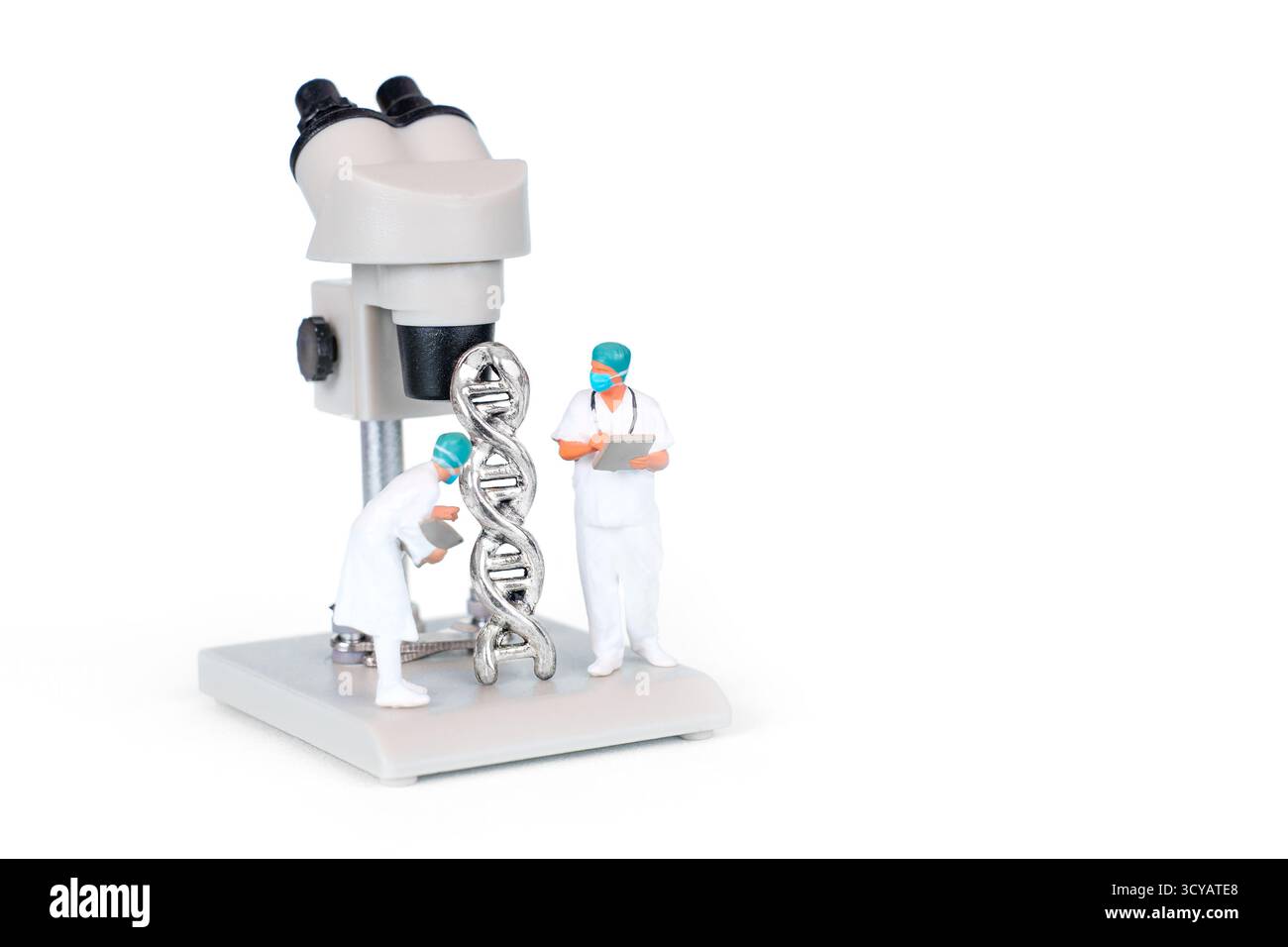 Lab scientists molecular model Cut Out Stock Images & Pictures - Alamy