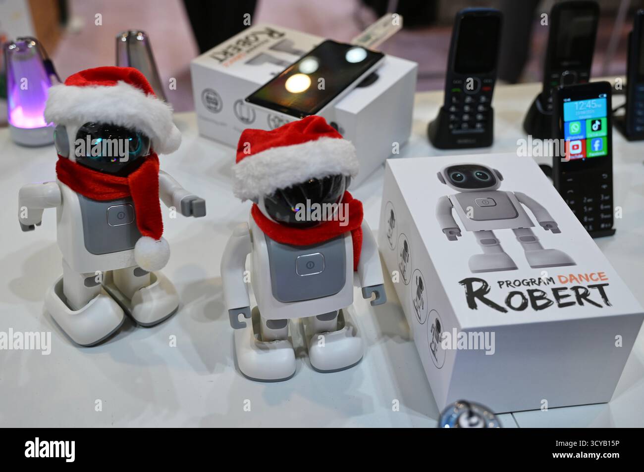 China’s robot wearing christmas deception at AsiaWorld-Expo on October ...