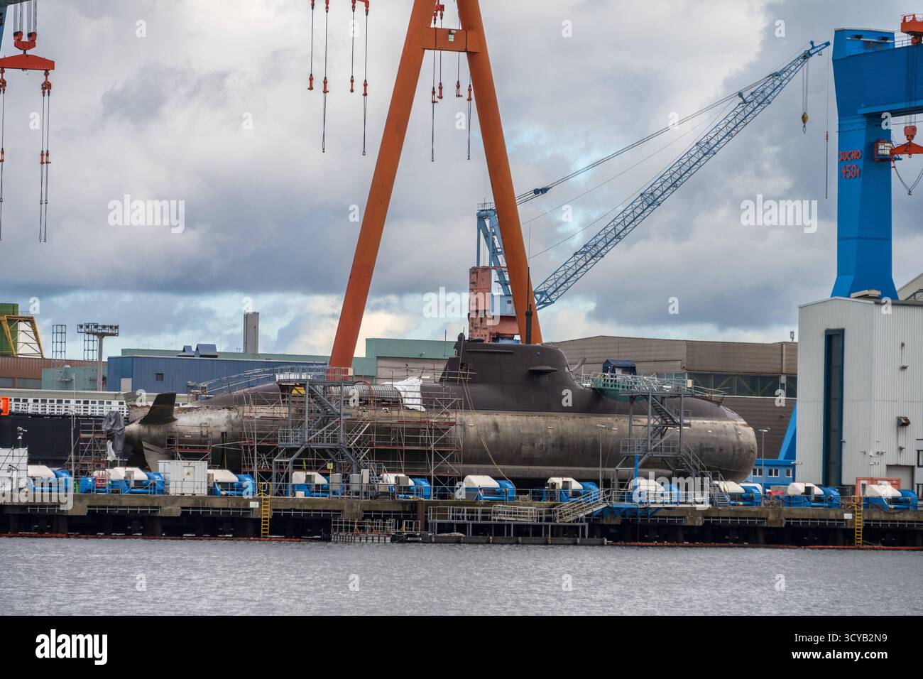 Kiel, Deutschland, 16.10.25, Impressionen aus dem Kieler Hafen und die ...