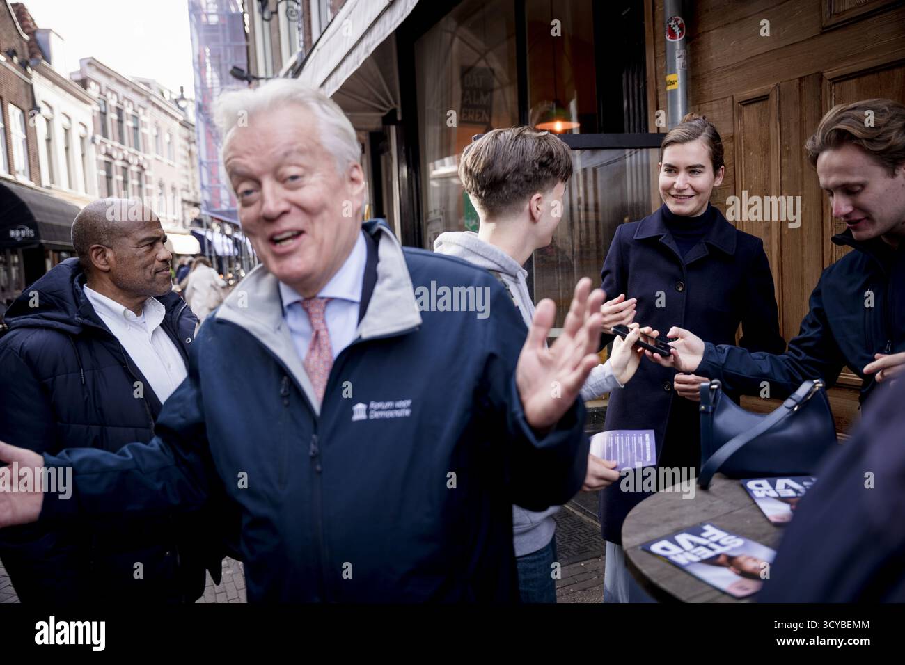HAARLEM – FvD party leader Lidewij de Vos (right) and candidate Ralf ...