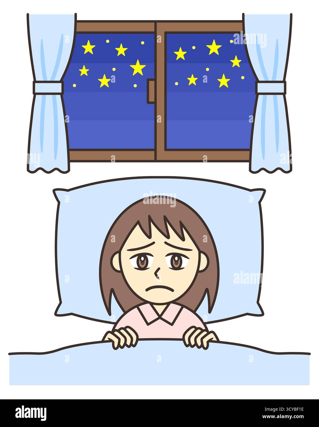 Sleepless night Cut Out Stock Images & Pictures - Alamy