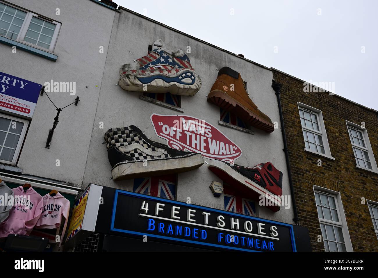 London, United Kingdom, October 10 2025. Eccentric Building Facades ...