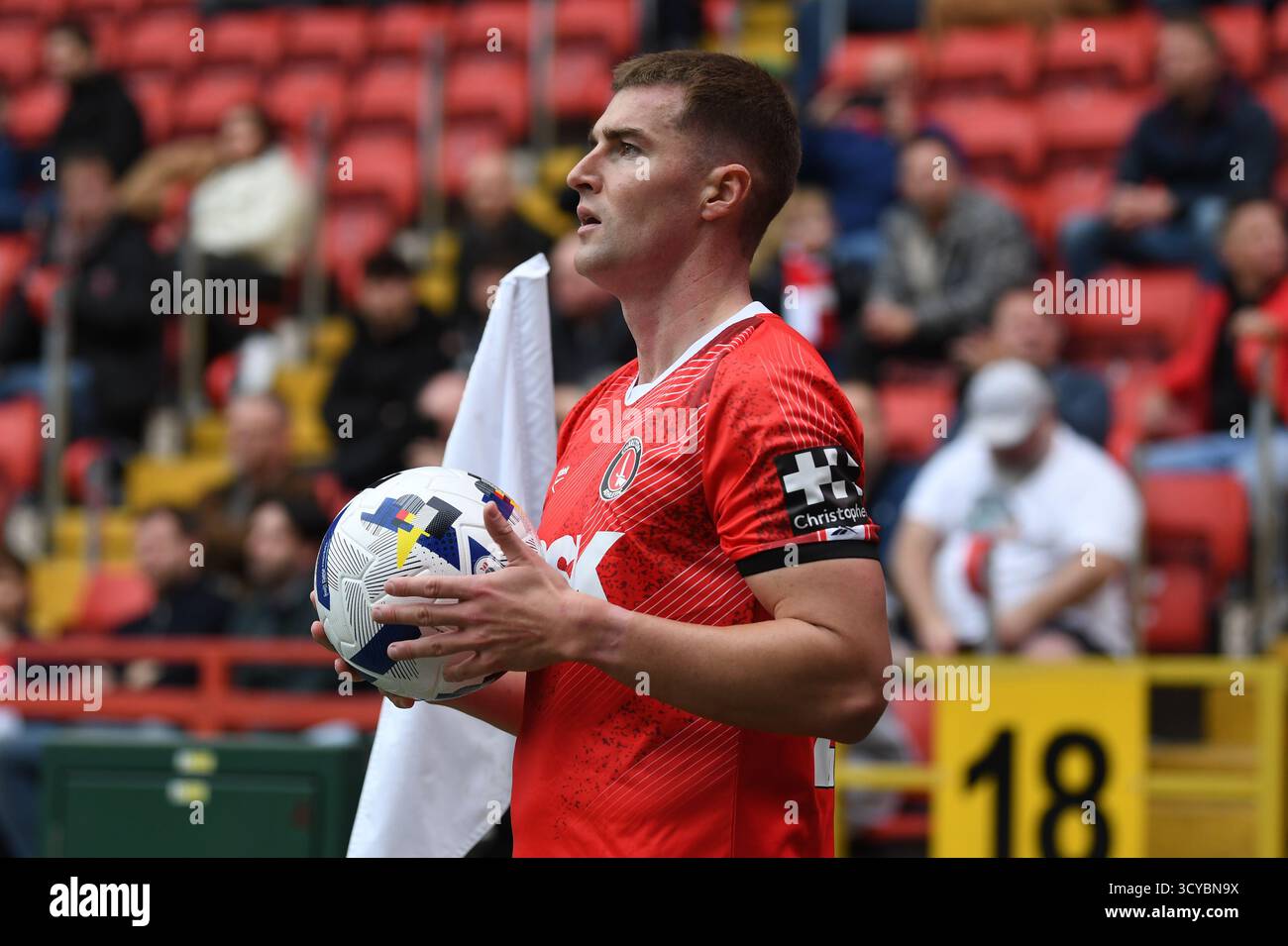 London, England. 18th Oct 2025. James Bree during the Sky Bet EFL ...