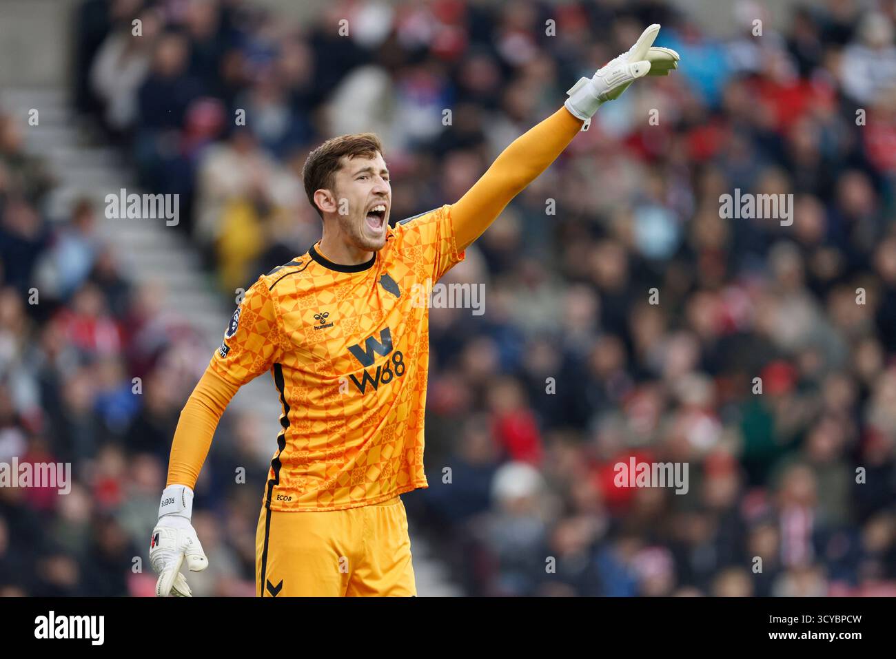 Sunderland goalkeeper Robin Roefs during the Premier League match at ...