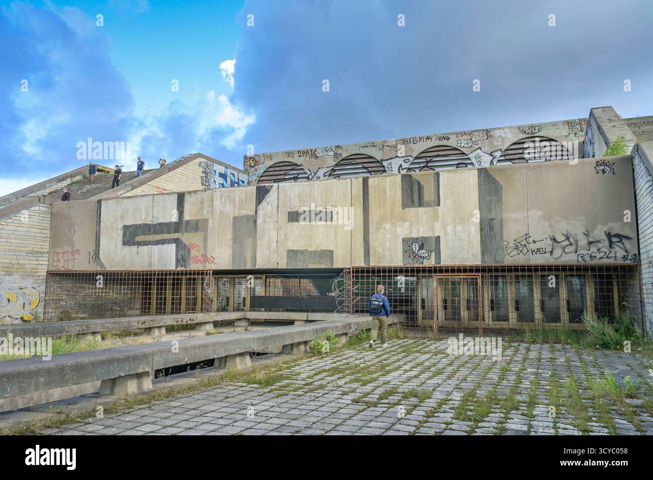 Tallinna Linnahall, ehemalige Halle, Sportanlage aus der Sowjetzeit ...