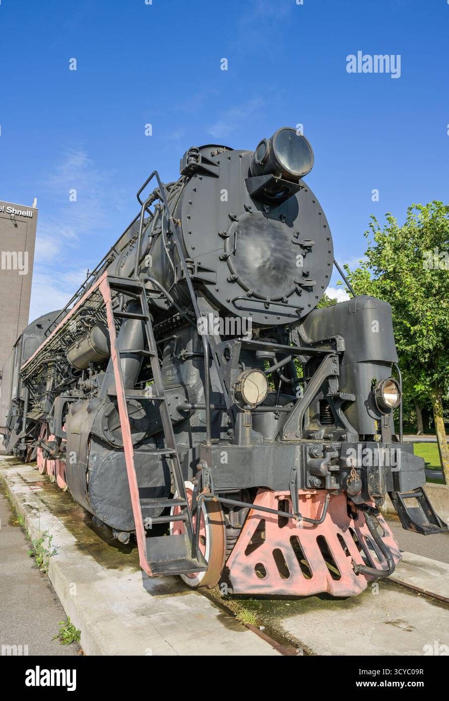 Alte Dampflokomotive, Hauptbahnhof, Toompuiestee, Tallinn, Estland ...