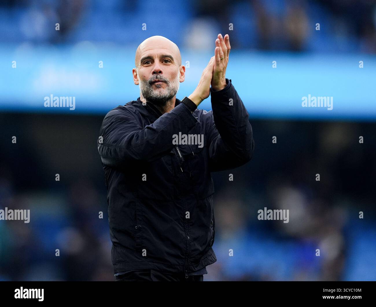 Manchester City manager Pep Guardiola following the Premier League ...