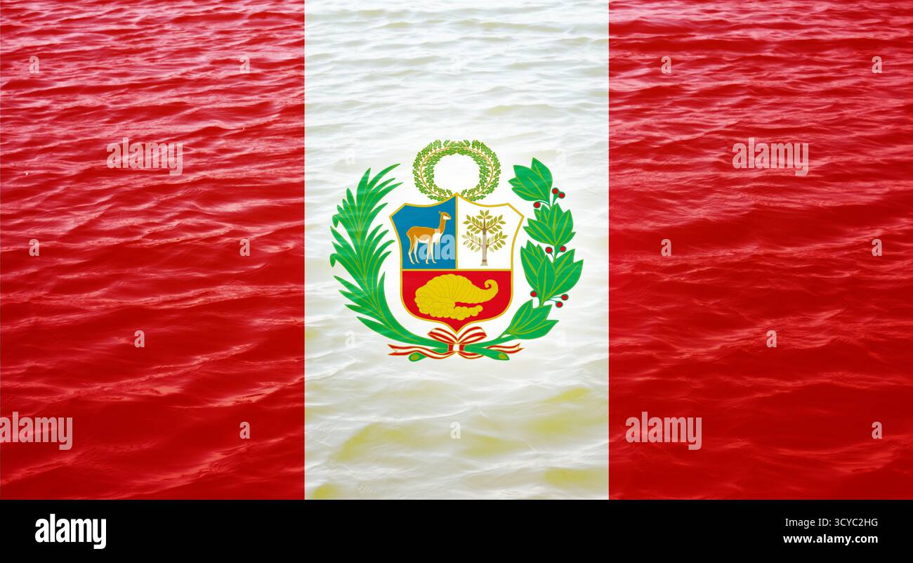 Peruvian flag protest Lima red nation. Flag of Peru. The official ...