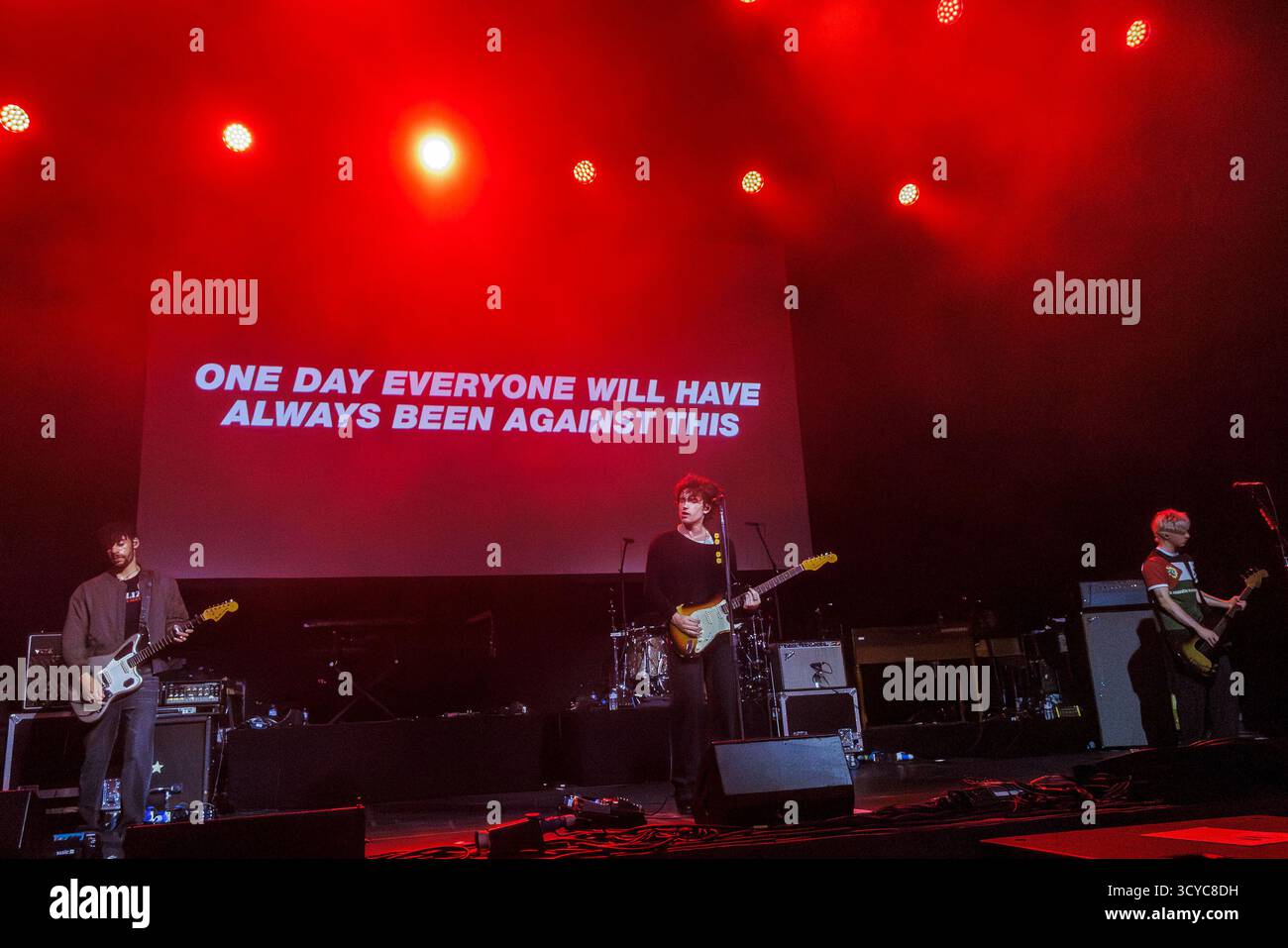 10th October 2025 - Inhaler perform at the Gig for Gaza organised by ...
