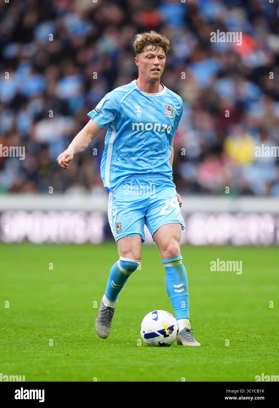 Coventry City's Victor Torp during the Sky Bet Championship match at ...