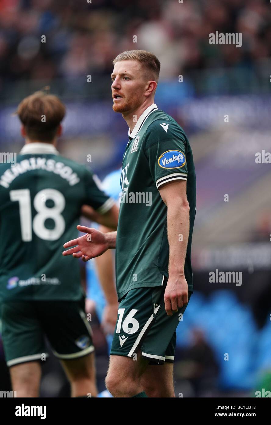 Blackburn Rovers' Scott Wharton during the Sky Bet Championship match ...