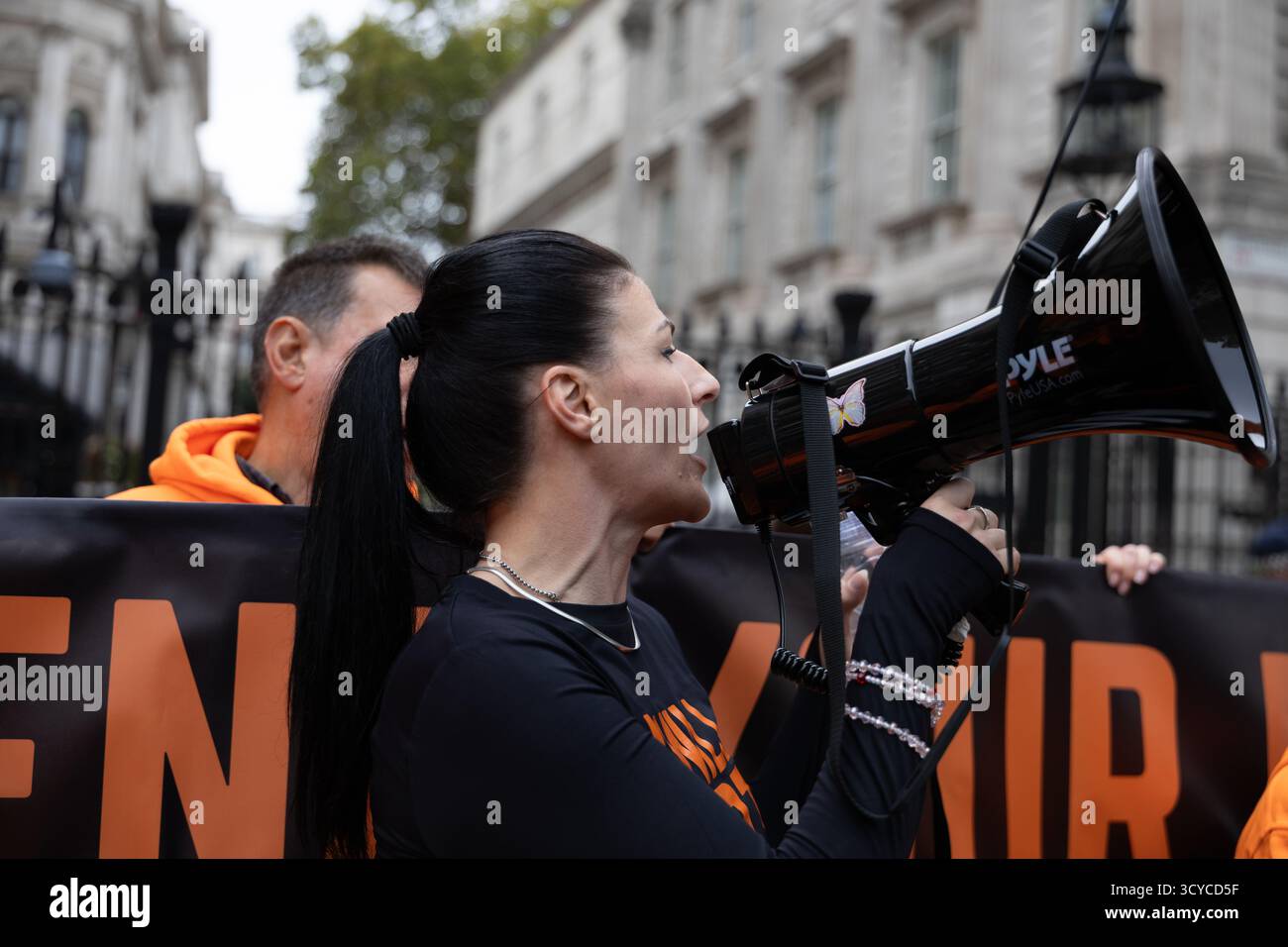 Protestors march through central London in opposition to the proposed ...