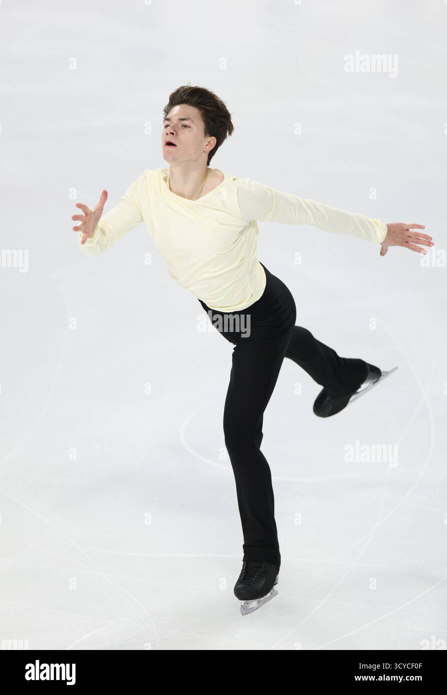 Maxim NAUMOV of United States performs during Men's Short Program in ...