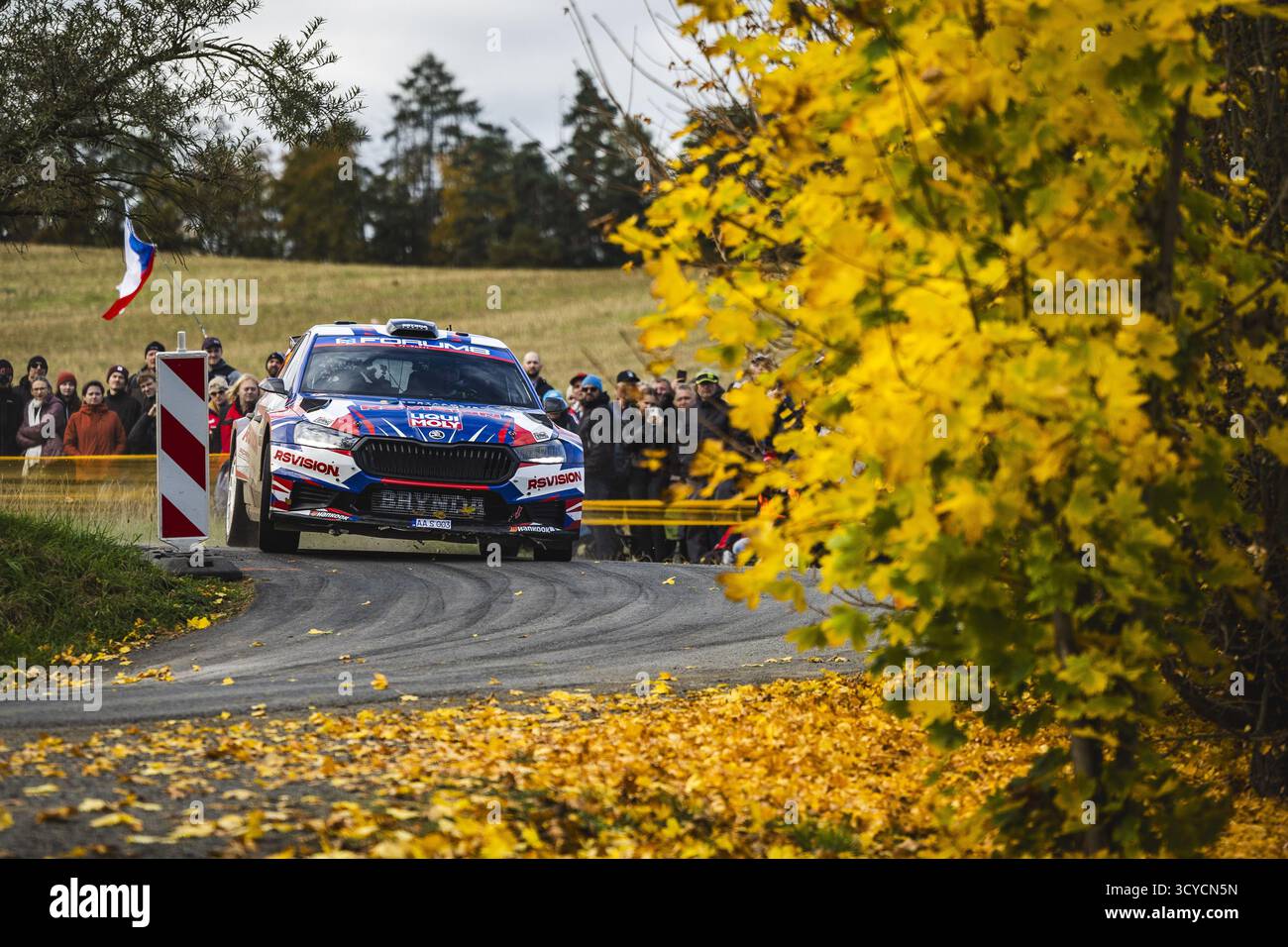 24 Jan ?ERNÝ, Ond?ej KRAJ?A, Citroen C3 Rally2, action during the 2025 ...