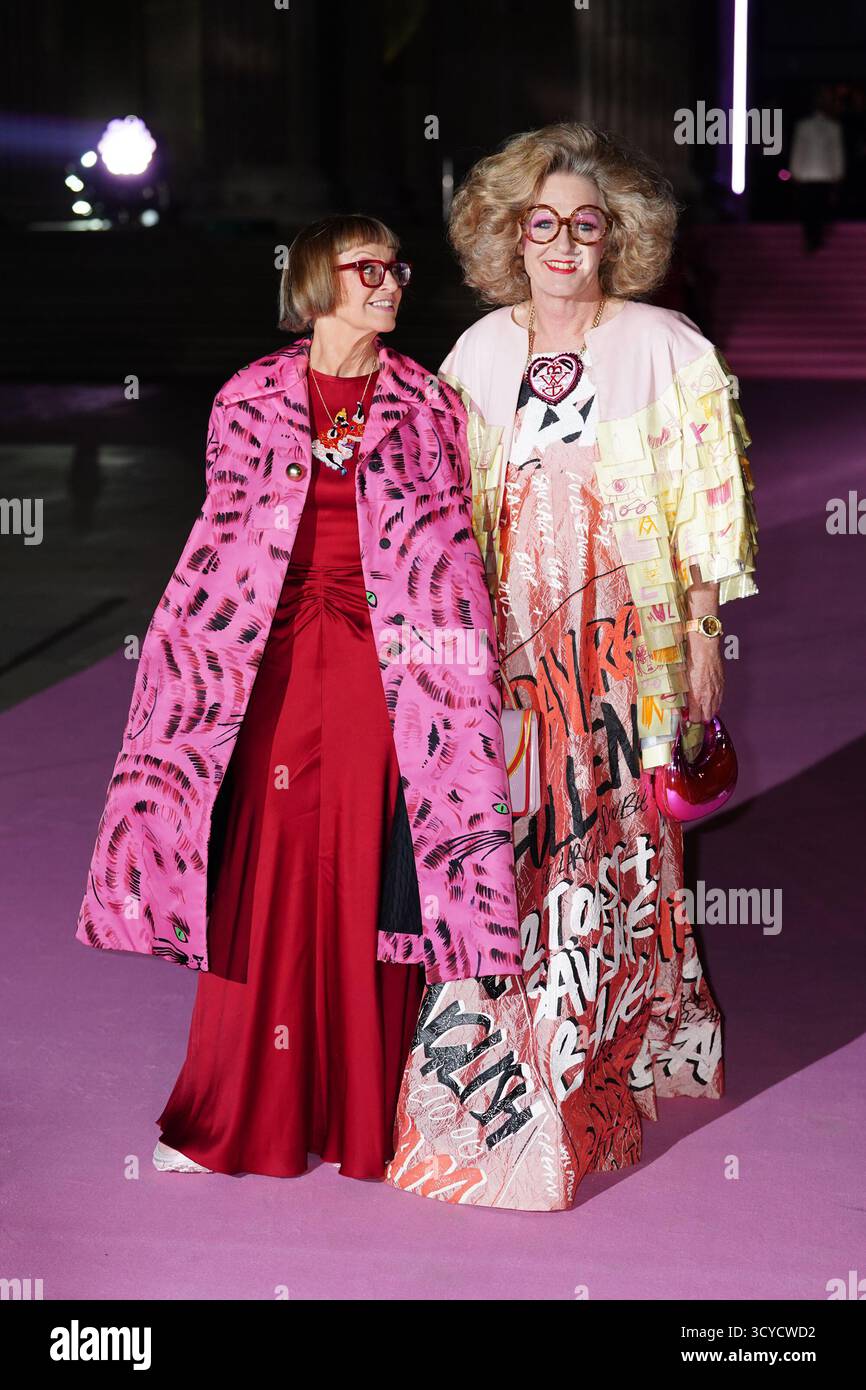 Grayson Perry and his wife Philippa attending the inaugural British ...