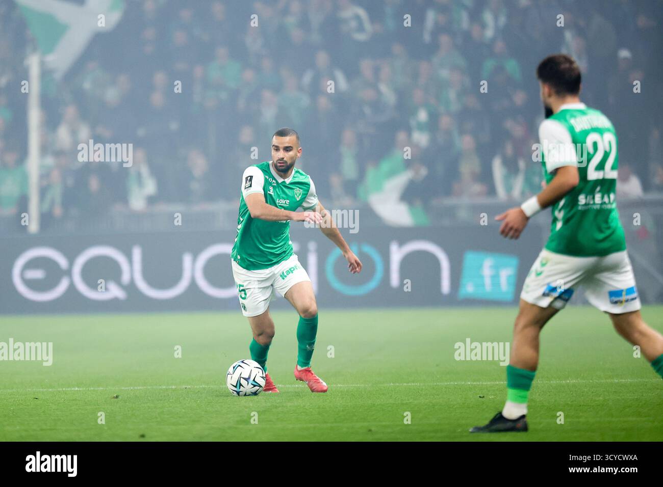 05 Mahmoud JABER (asse) during the Ligue 2 BKT match between Saint ...