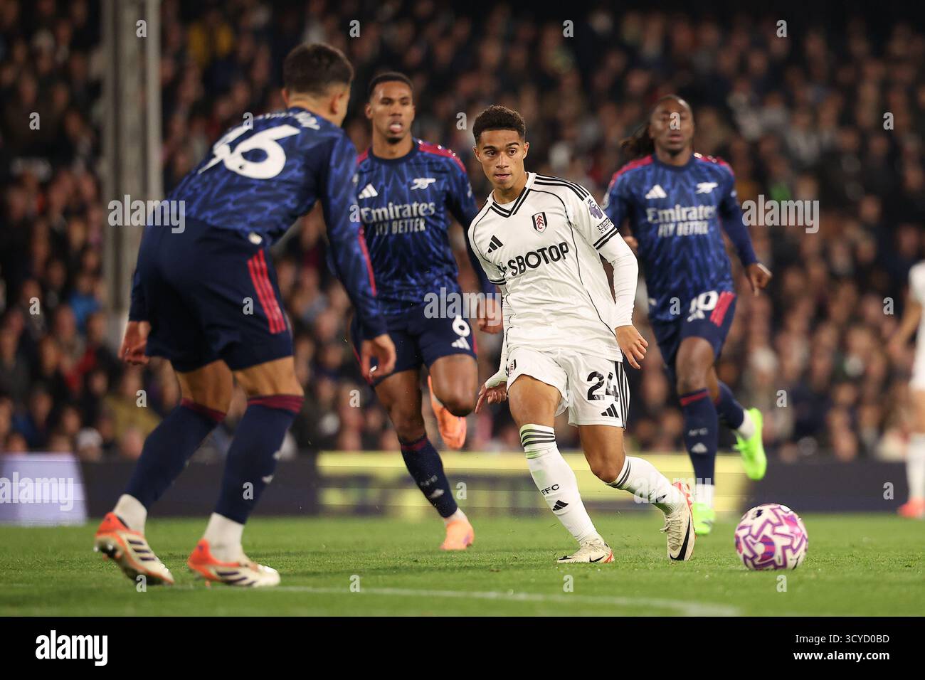 Joshua King (Fulham) during the Premier League match between Fulham and ...