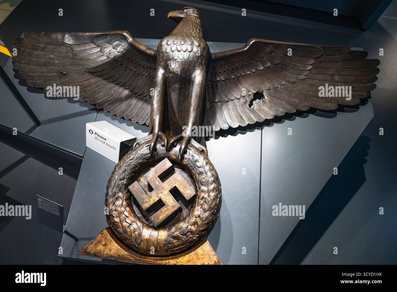 Nazi Eagle Emblem Artifact at Imperial War Museum. London, UK, 9 July ...