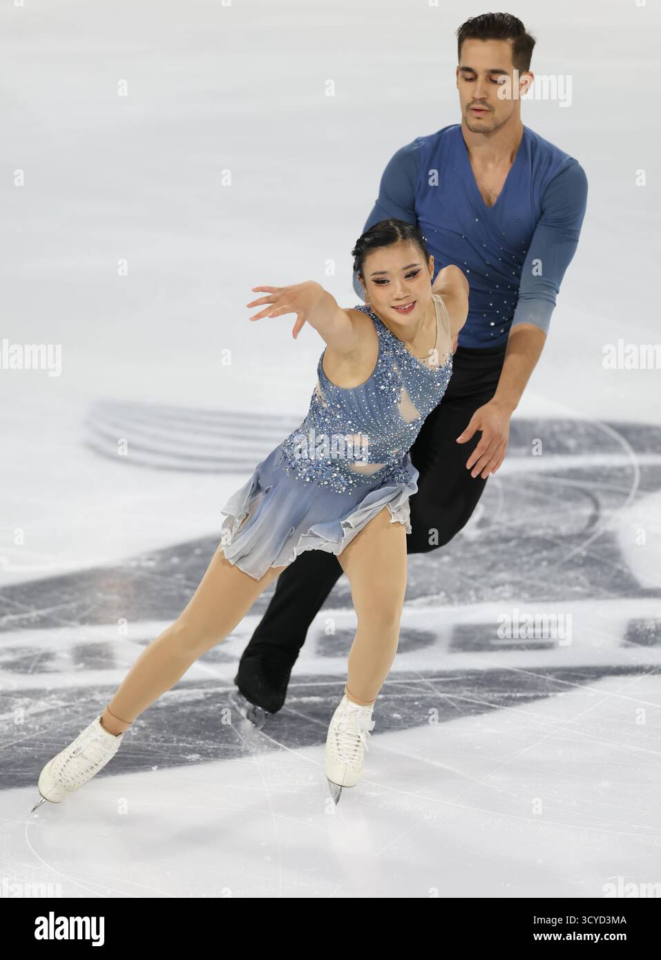 Audrey SHIN and Balazs NAGY of United States perform during Pairs' Free ...