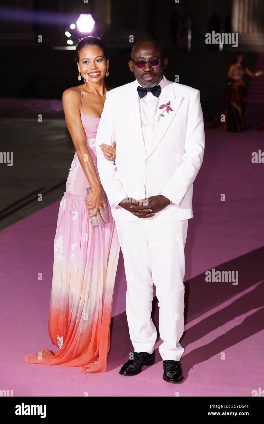 Emma Thynn, Marchioness of Bath and Edward Enninful attending the ...