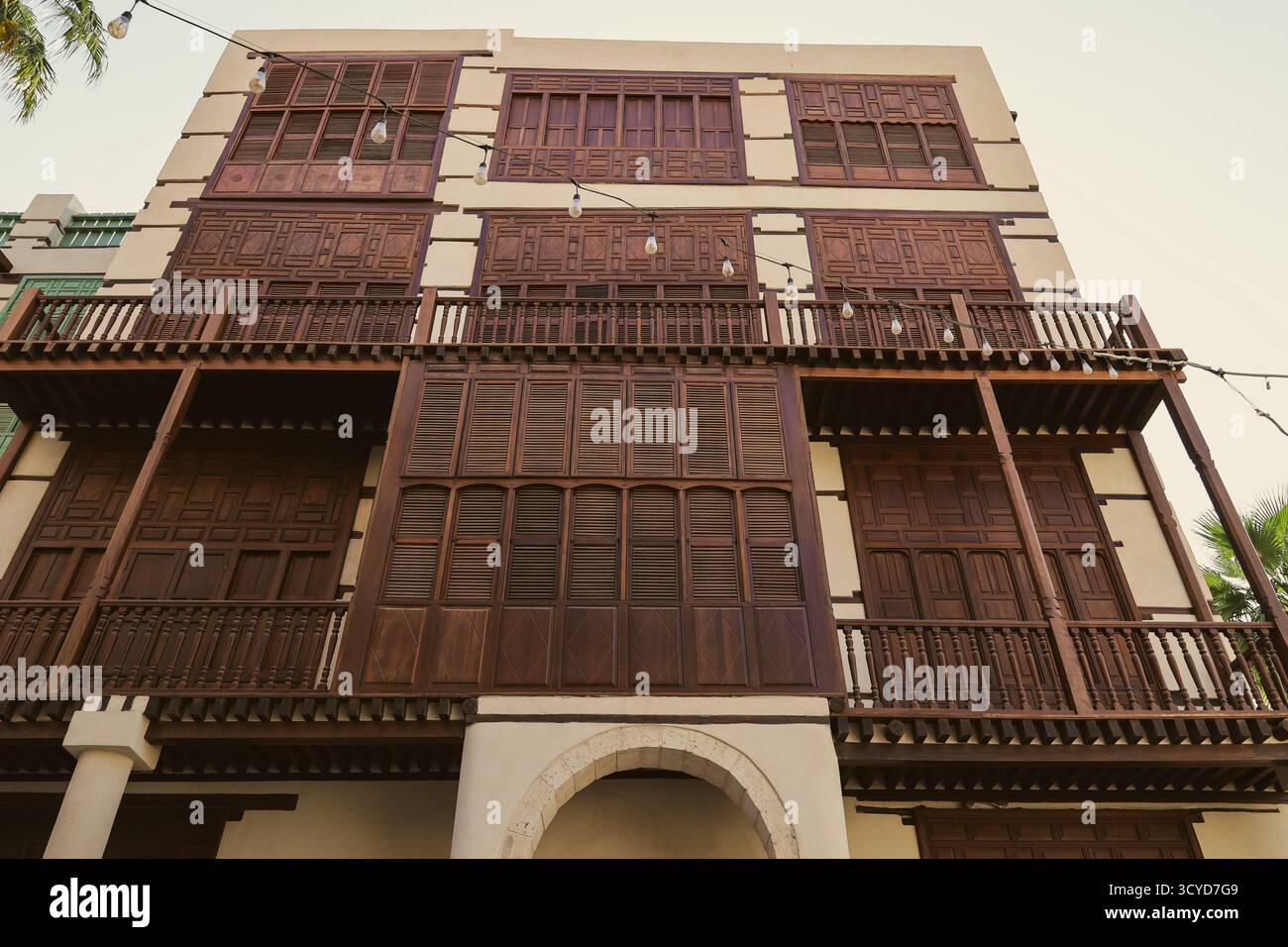 Traditional architecture of old jeddah town el balad district ho hi-res ...