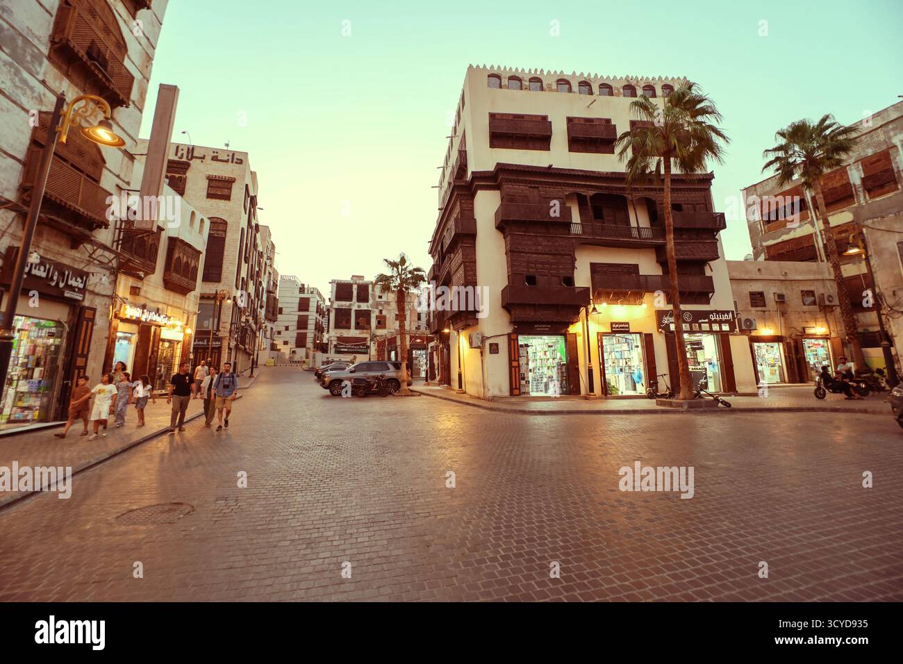Jeddah, Saudi Arabia May 02 2025: Traditional architecture of old ...