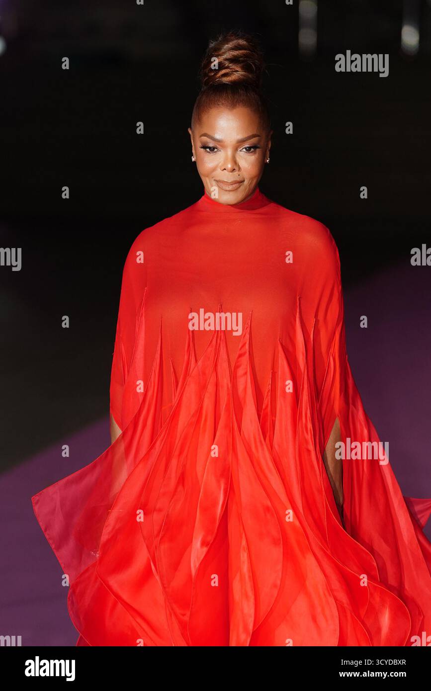 Janet Jackson attending the inaugural British Museum Ball, at the ...
