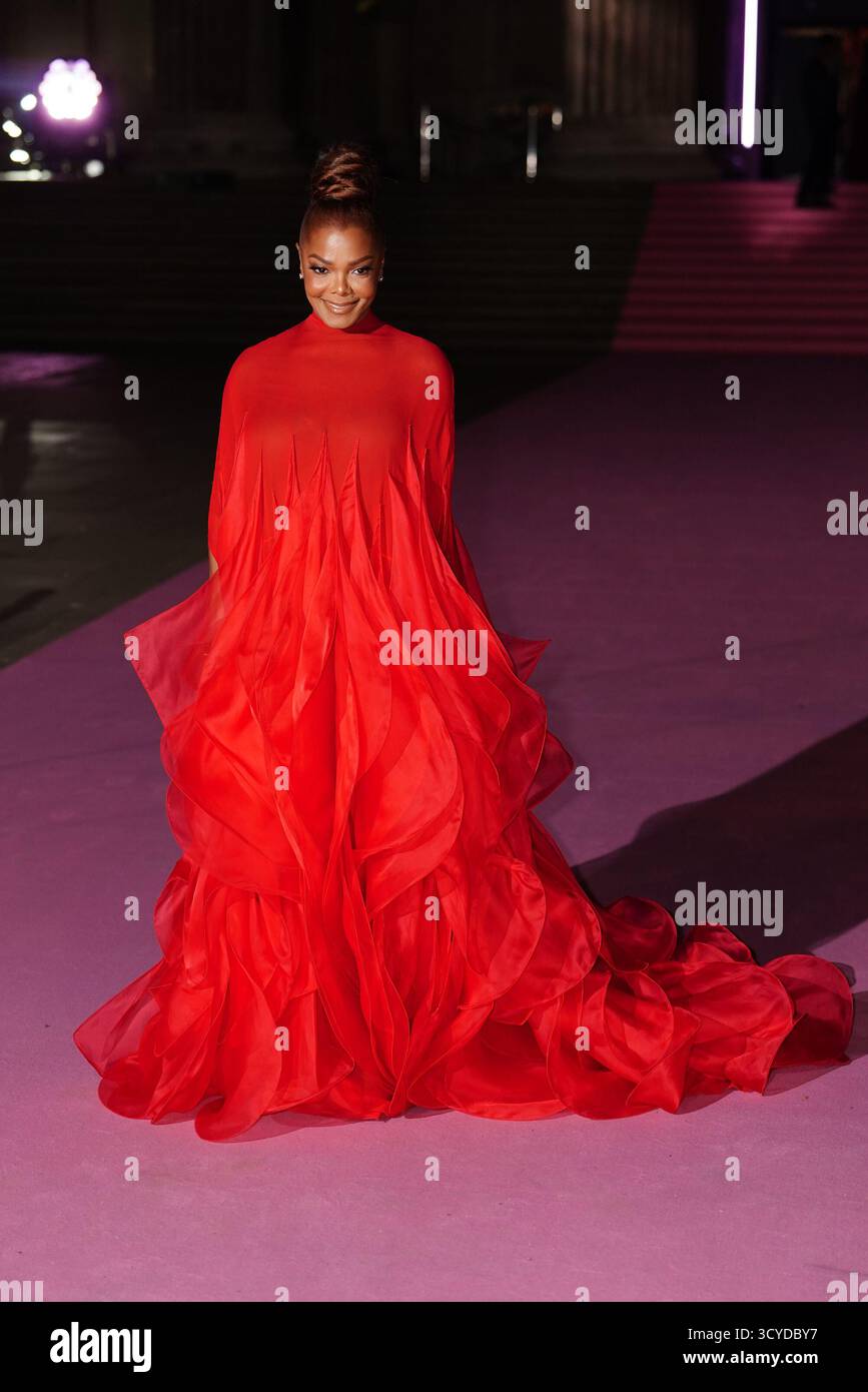 Janet Jackson attending the inaugural British Museum Ball, at the ...