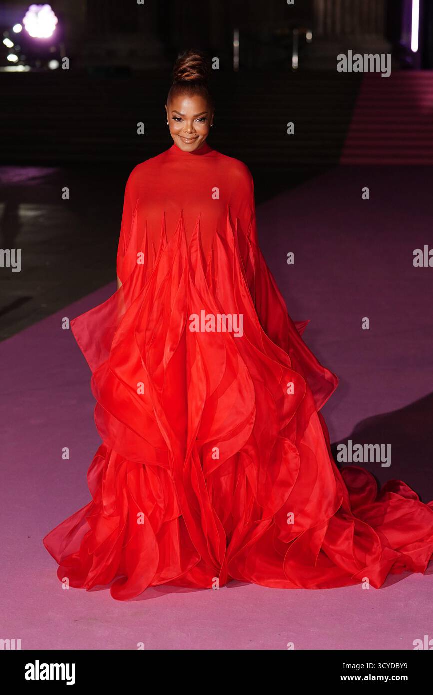 Janet Jackson attending the inaugural British Museum Ball, at the ...