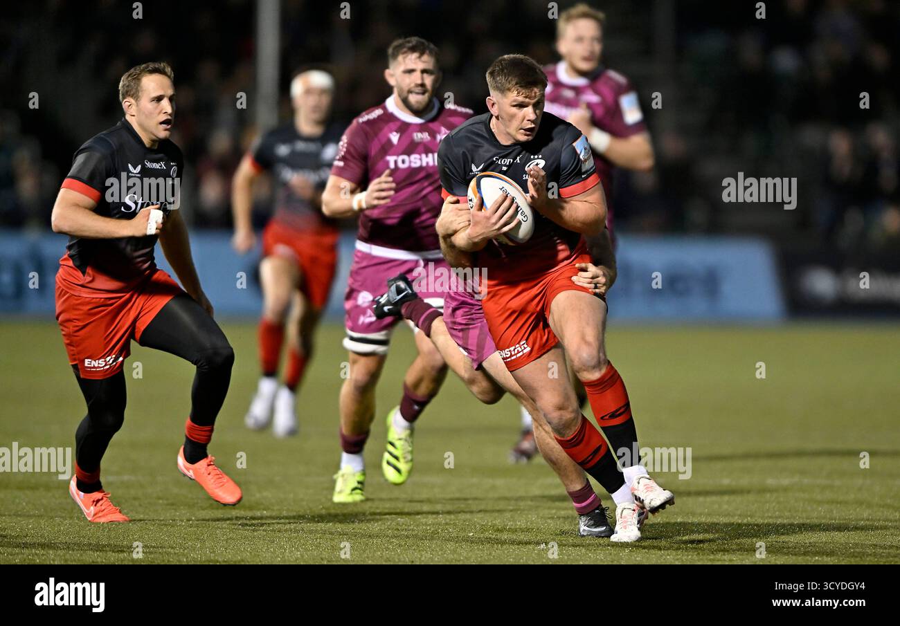 Barnet, United Kingdom. 18th Oct, 2025. Prem Rugby. Saracens V Sale ...