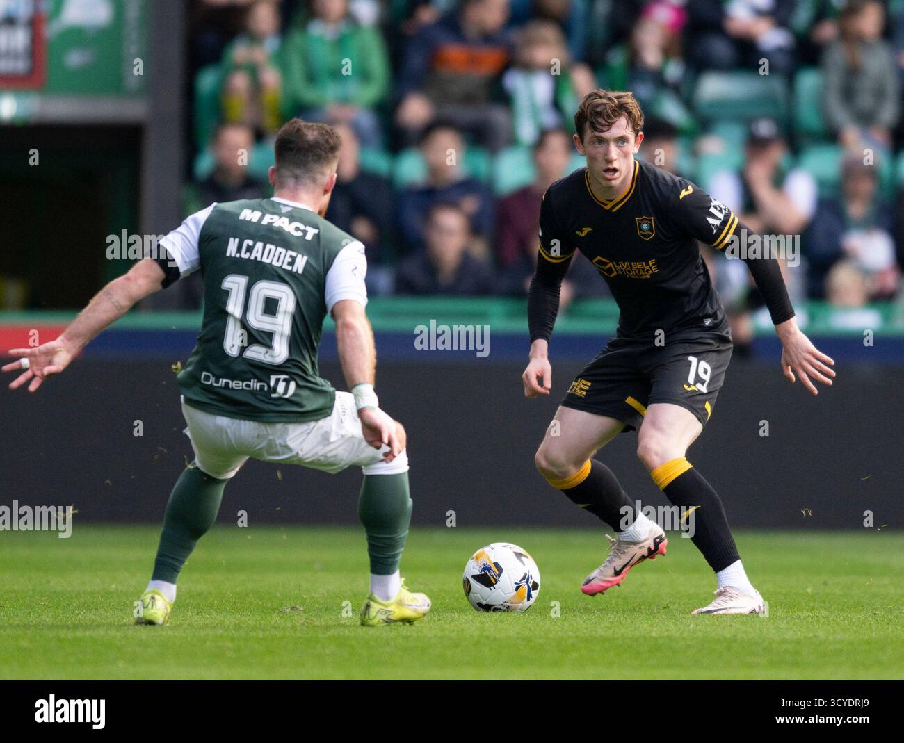 Edinburgh, UK. 18th Oct, 2025. Scottish Premiership - Hibernian FC v ...
