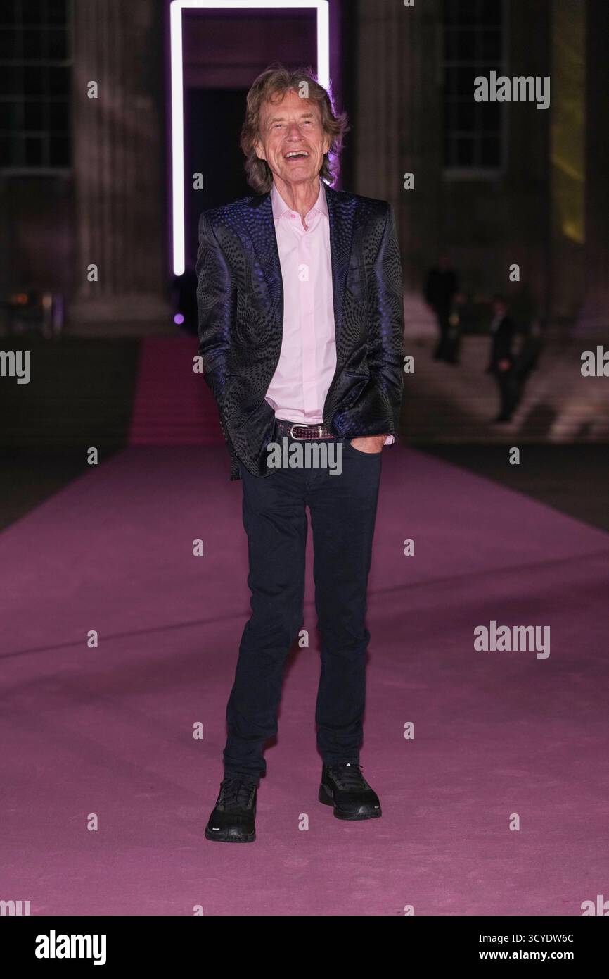Mick Jagger poses for photographers upon arrival at the British Museum ...