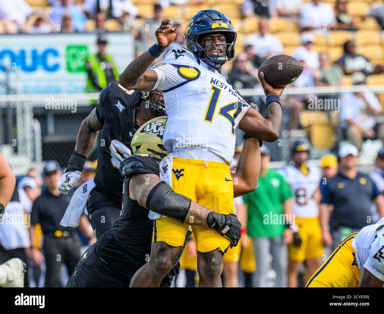 Orlando, FL, USA. 18th Oct, 2025. West Virginia Mountaineers ...