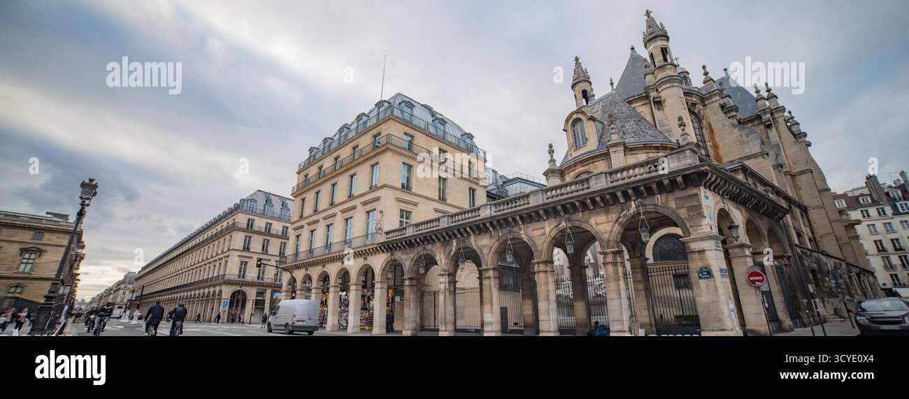 panoramic photo of Paris and its landmarks. France Stock Photo - Alamy
