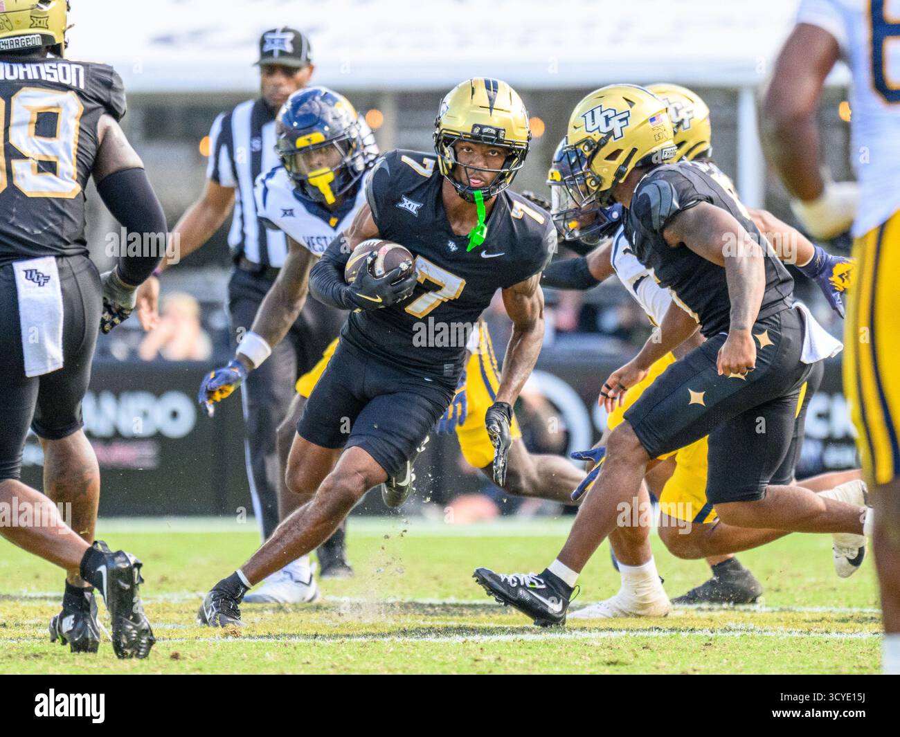 October 18, 2025: UCF Knights wide receiver Duane Thomas Jr. (7) in the ...