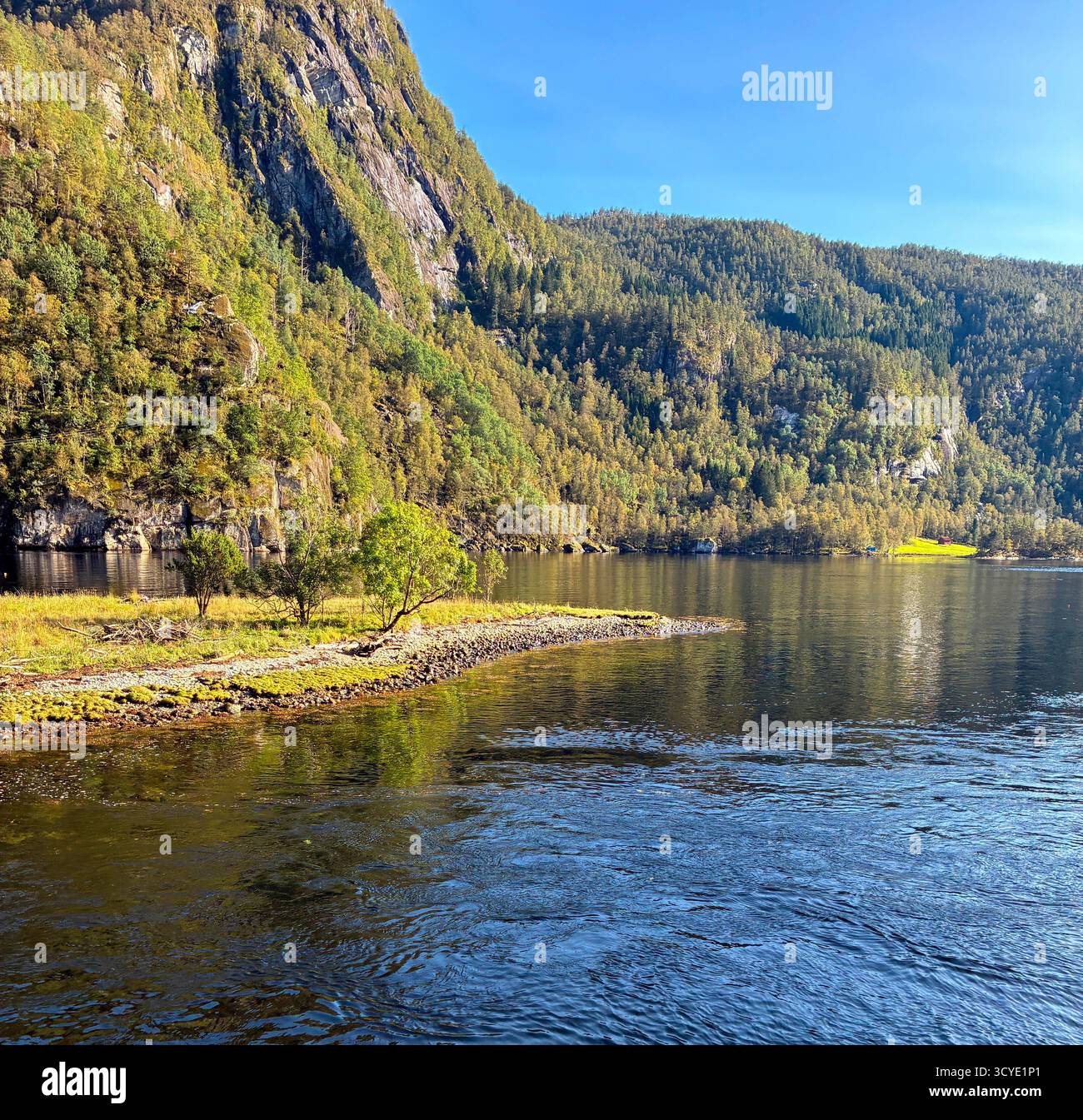 Tranquility deep inside a fjord hi-res stock photography and images - Alamy