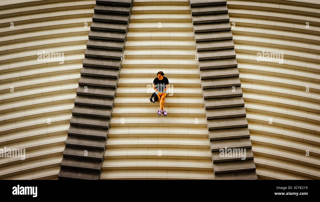Interior shot stairs modern hi-res stock photography and images - Alamy