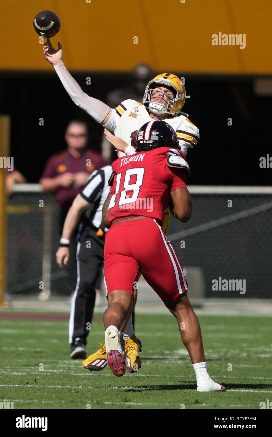 Texas Tech linebacker Terrell Tilmon pressures Arizona State ...