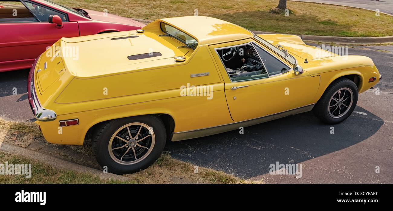 Chicago, Illinois, USA - September 08, 2024: retro 1969 Lotus Europa ...