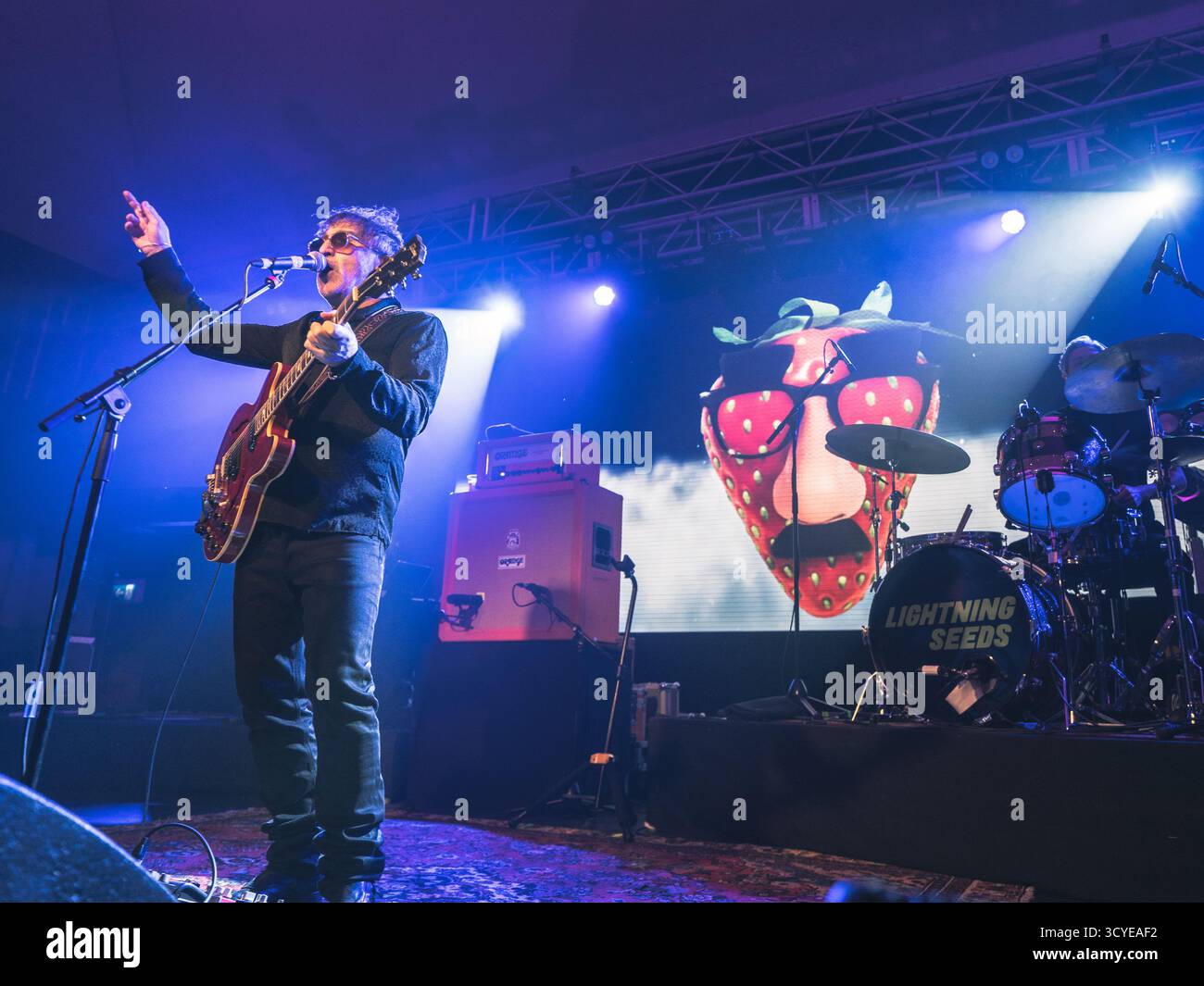 Keele, UK. 18th Oct 2025. Lightning Seeds, fronted by Ian Broudie bring ...