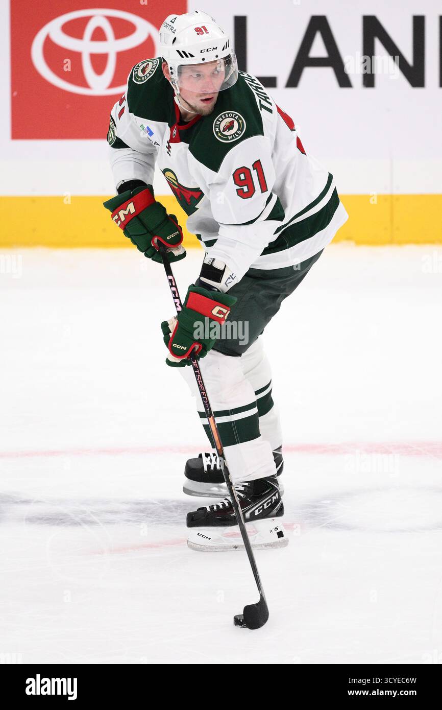 Minnesota Wild right wing Vladimir Tarasenko (91) in action during the ...