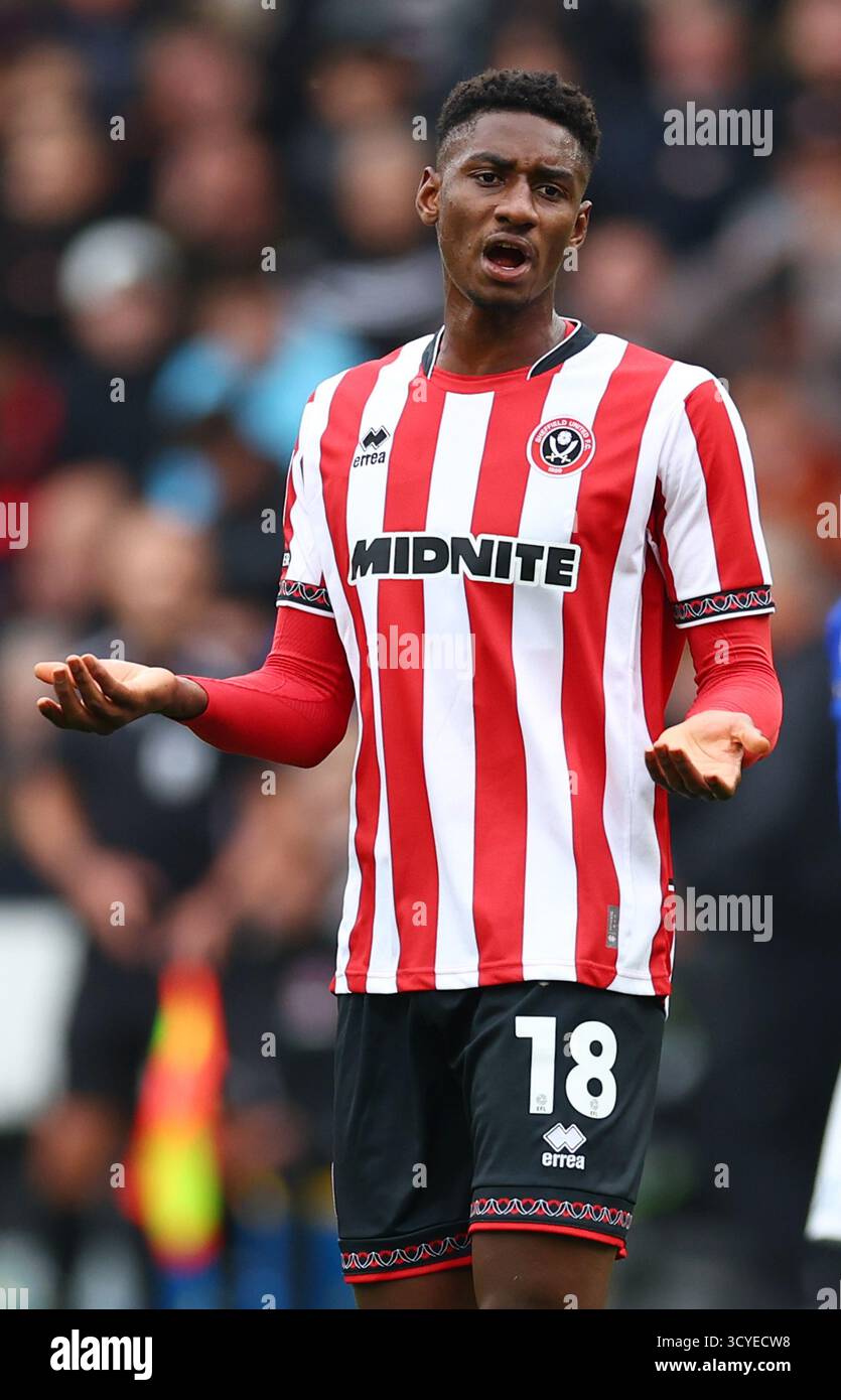 Sheffield, England, 18th October 2025. Djibril Soumare of Sheffield ...