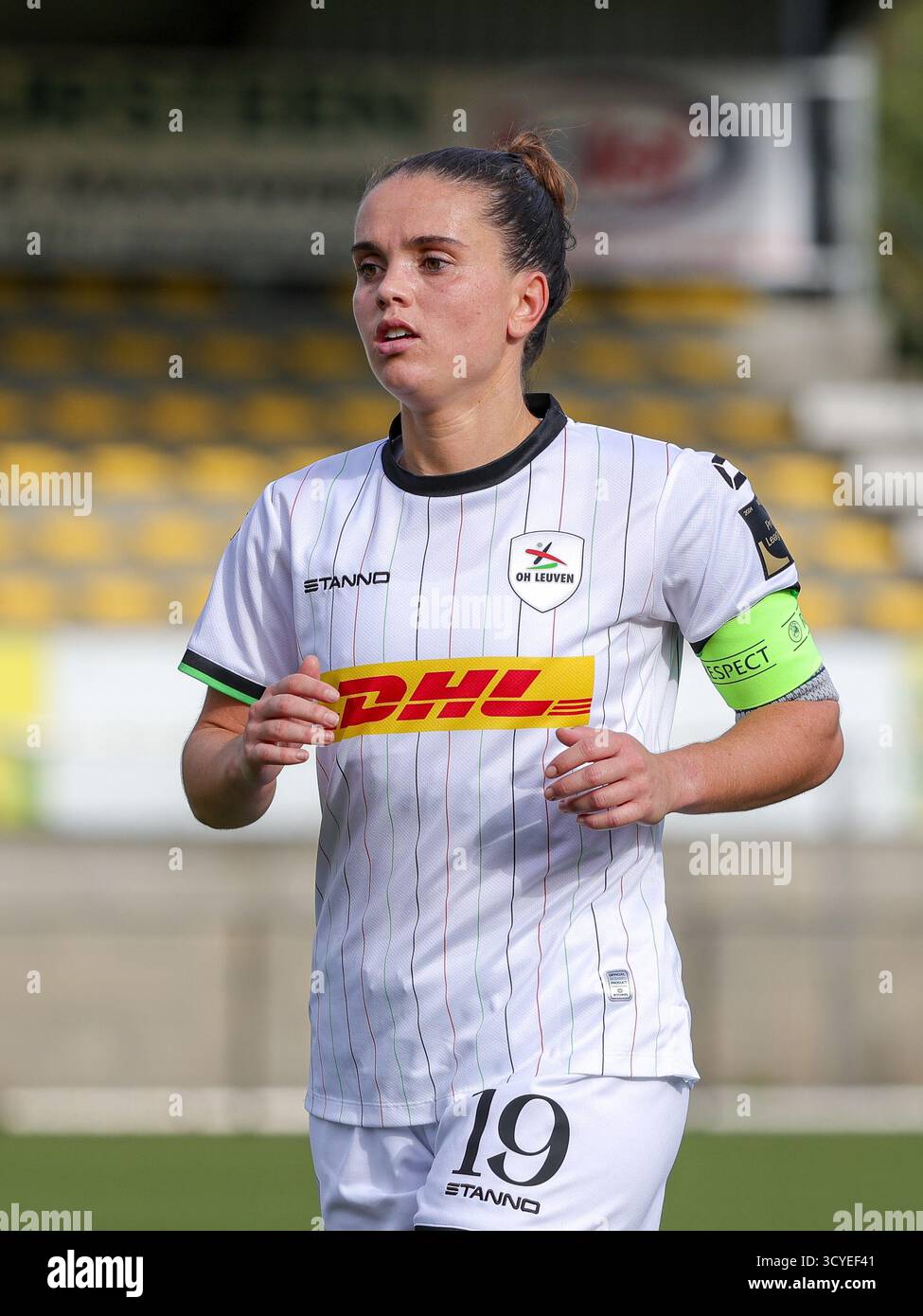 Jeslynn Kuijpers (19) of OH Leuven pictured during a female soccer game ...