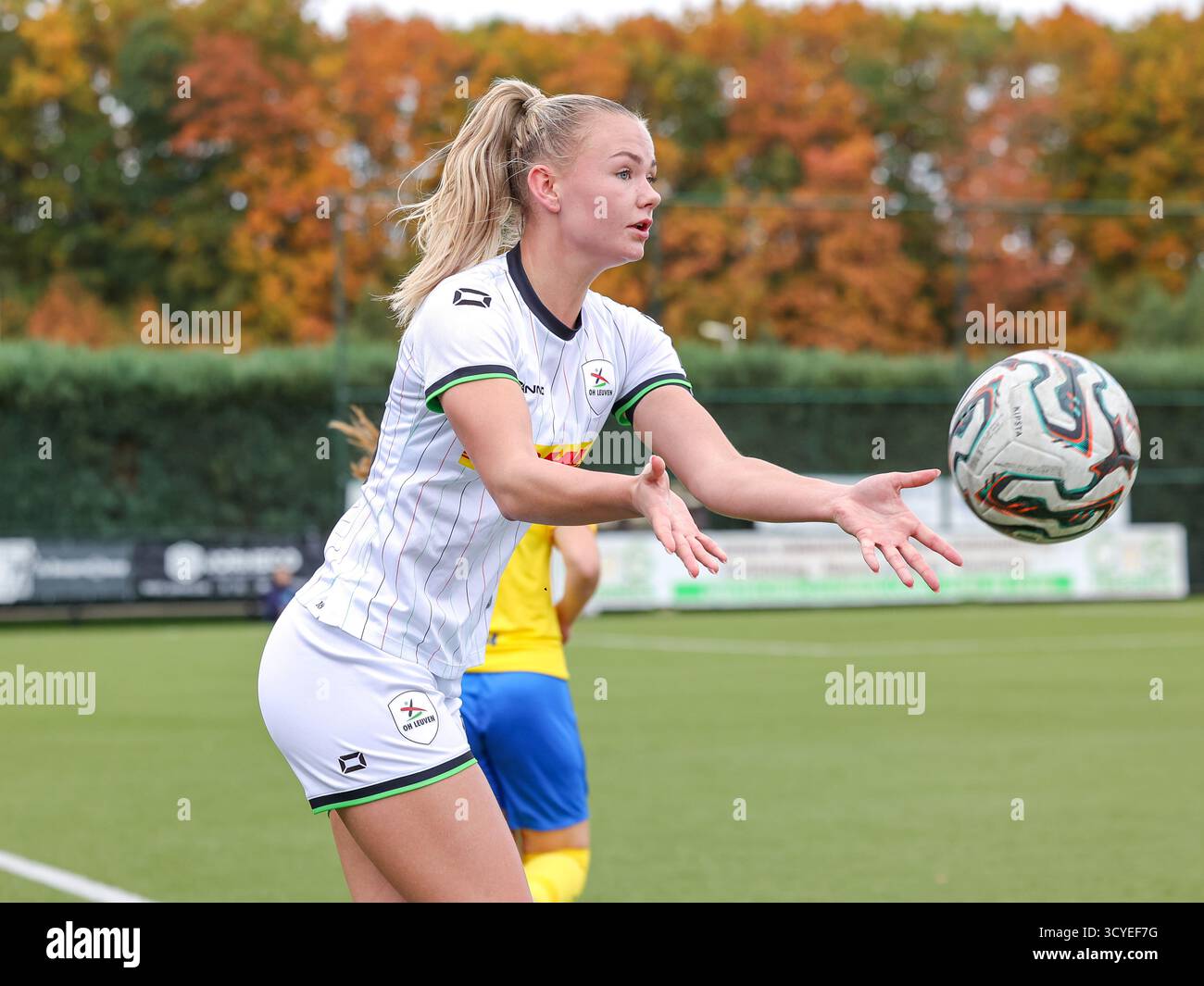 Isabella Dekker (26) of OH Leuven pictured during a female soccer game ...