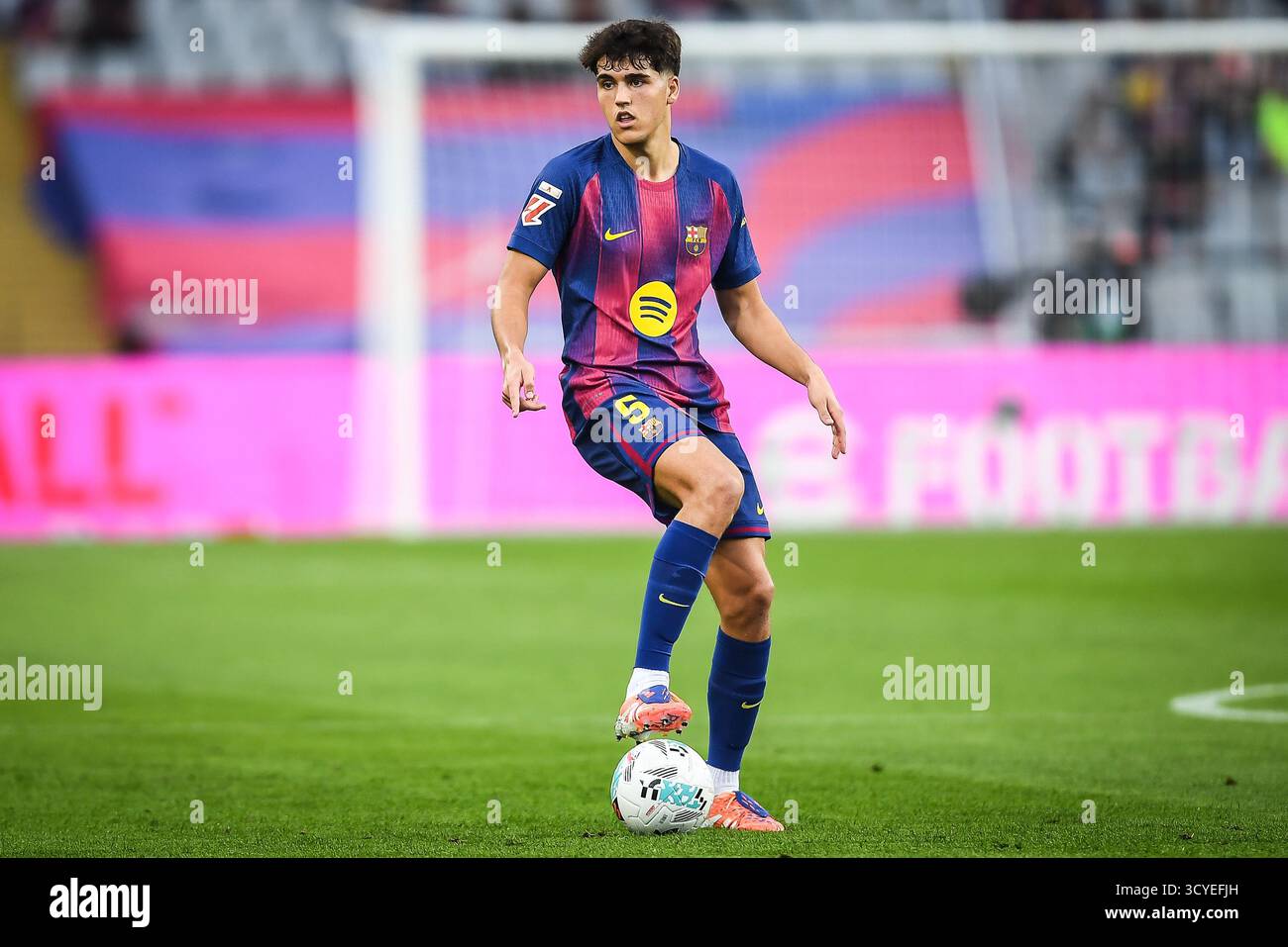 Pau CUBARSI of Barcelona during the Spanish championship LaLiga ...