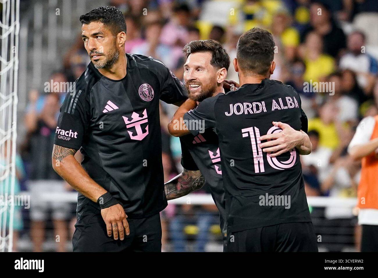 Nashville, Tennessee, USA. 18th Oct, 2025. Inter Miami forward Lionel ...