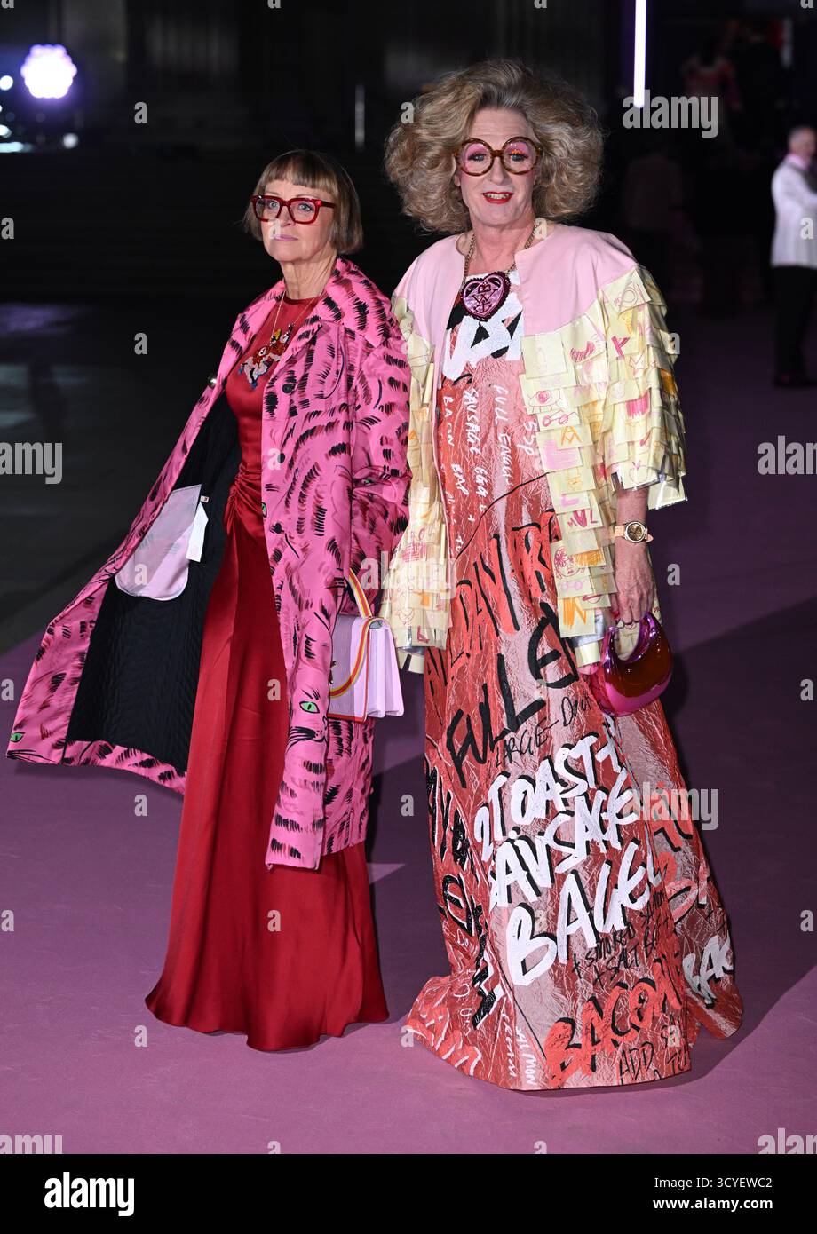 London, UK. October 18th, 2025. Philippa Perry and Grayson Perry ...