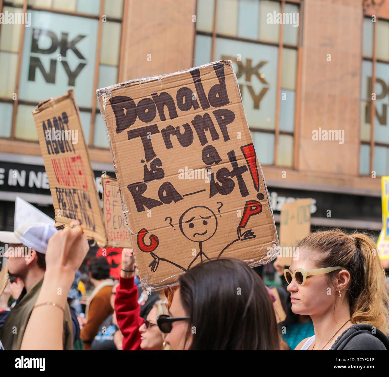 No Kings Protest in Times Square, New York City. Marching against ...