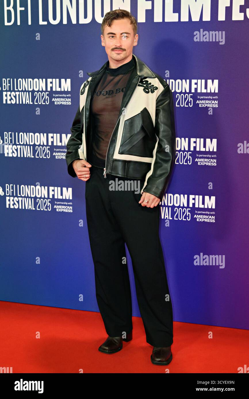 London, UK. 18th Oct, 2025. Nick Collier at the "Pillion" of the 69th BFI London Film Festival ...