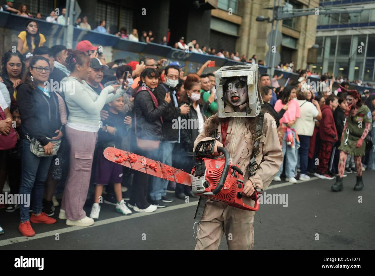 A woman dressed as a zombie takes part in the annual Zombie Walk in ...